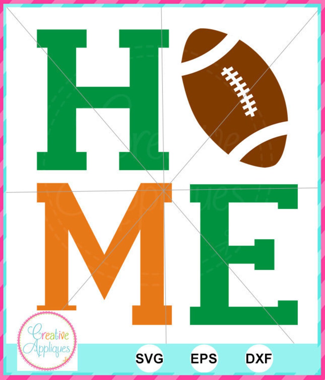 EXCLUSIVE SVG Eps DXF Cutting File Home Football Svg, Mascot Svg ...