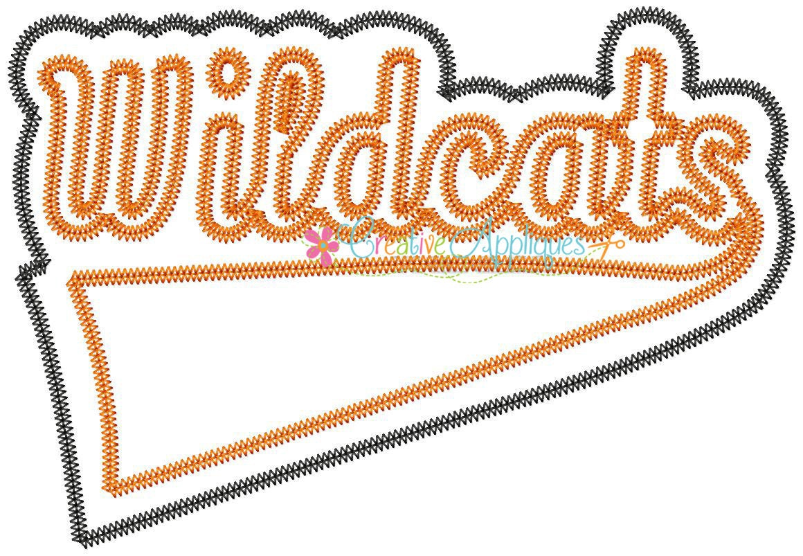 Wildcats Digital Machine Embroidery Applique Design 6 Sizes, Wildcats ...