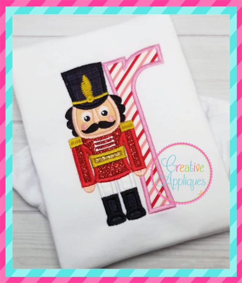 EXCLUSIVE Nutcracker Alphabet Digital Machine Embroidery Applique ...