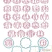 6 SIZES Elegant Master Circle Embroidery Monogram Alphabet Font 5 ...