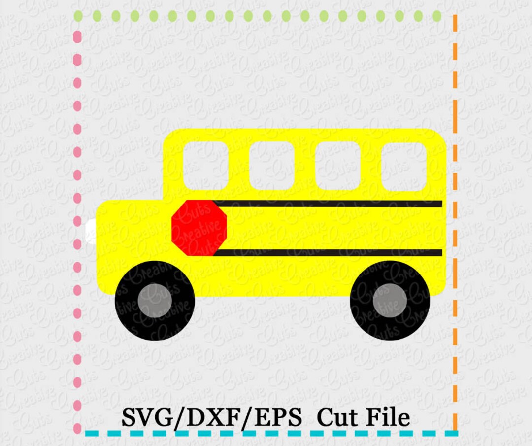 School Bus SVG Cutting File, School Svg, Bus Svg, School Bus Cut File ...