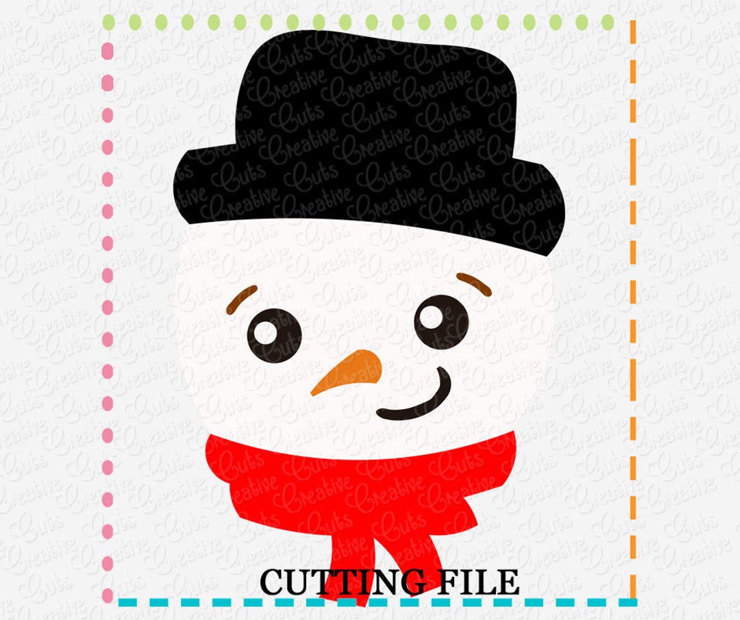 EXCLUSIVE Snowman SVG Cutting File, Snow Boy Cut File, Snow Boy Cutting ...