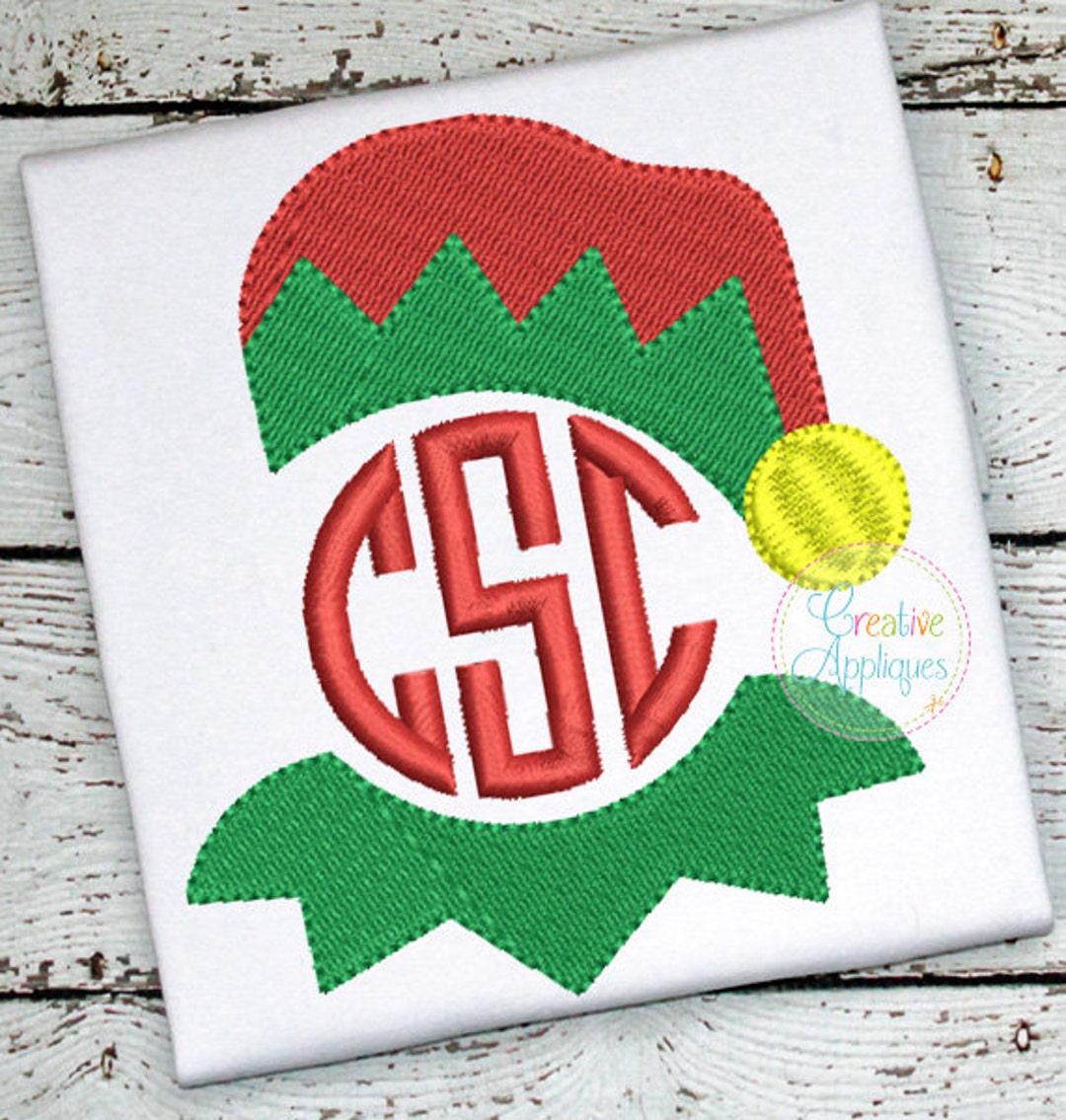 Elf Monogram Embroidery Design Machine Embroidery 4 Sizes, Elf ...