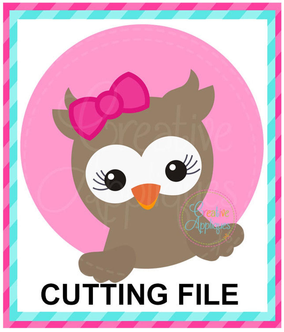 Girl Owl SVG Cutting File, Owl Svg, Owl Cut File - Etsy