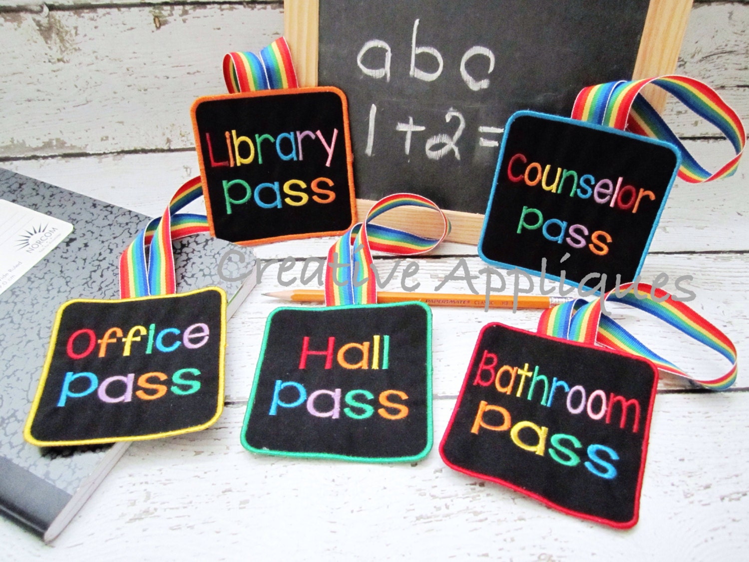 Counselor School Pass ITH in the Hoop Digital Machine | Etsy