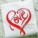 Love Heart Digital Machine Embroidery Design 4 Sizes | Etsy