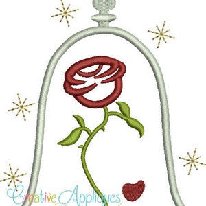 Rose Princess Applique Machine Embroidery Design 4 Sizes, Princess ...