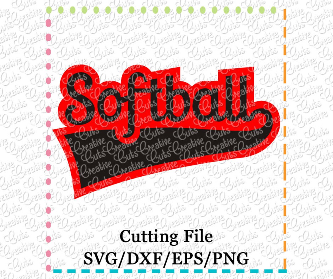 EXCLUSIVE SVG Eps DXF Cutting File Softball Svg, Sports Svg, Team Svg ...