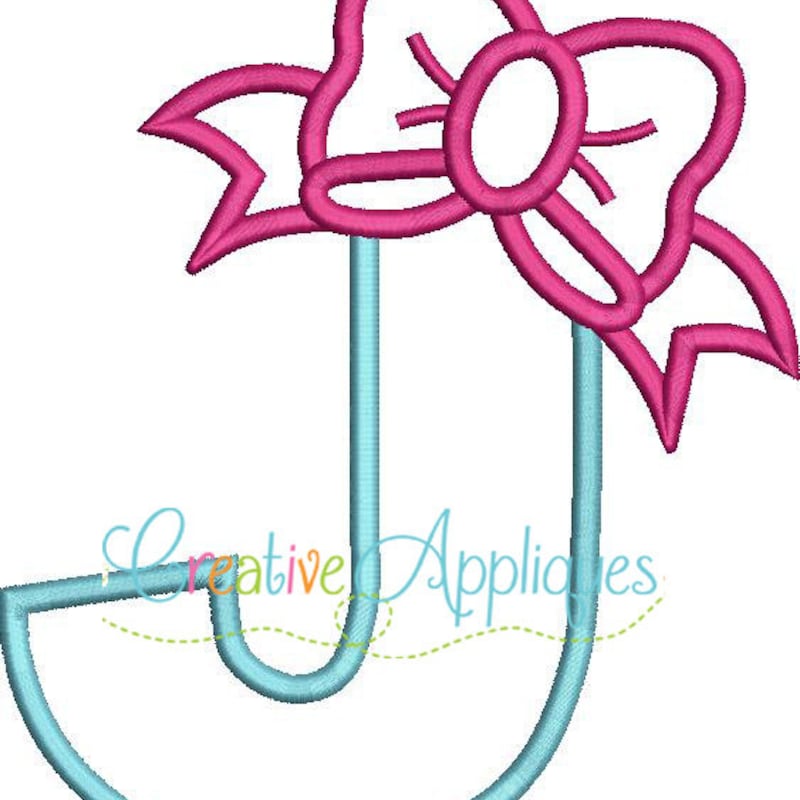 Letter J Embroidery - Etsy