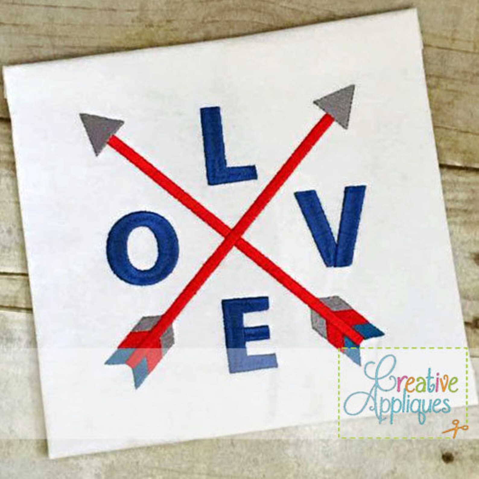 Tribal Love Arrows Valentine's Day Digital Machine Embroidery Design 4 ...