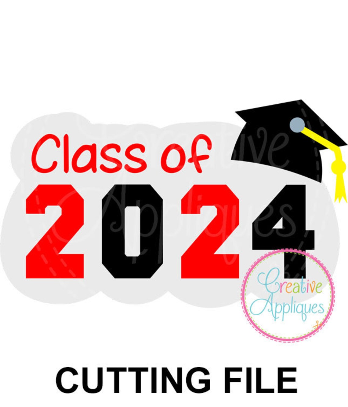 Graduating Class of 2024 SVG Cutting File School Svg | Etsy