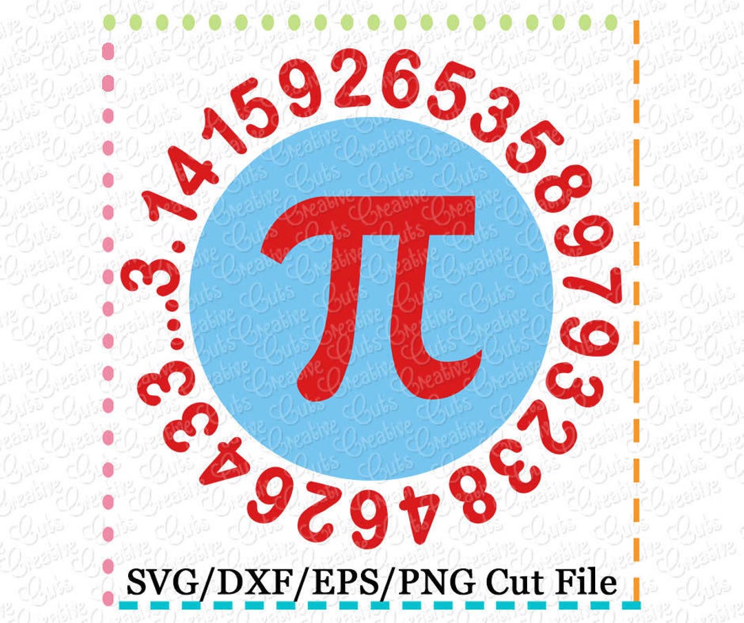 EXCLUSIVE Pi SVG Cutting File, Pi Cutting File, Pi Symbol Svg, Pi Sign ...