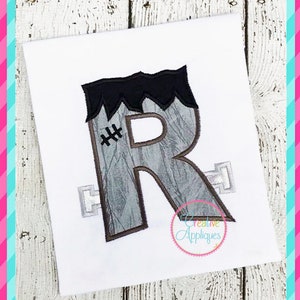 Frankie Alphabet Letter Applique Machine Embroidery Design 4 Sizes ...