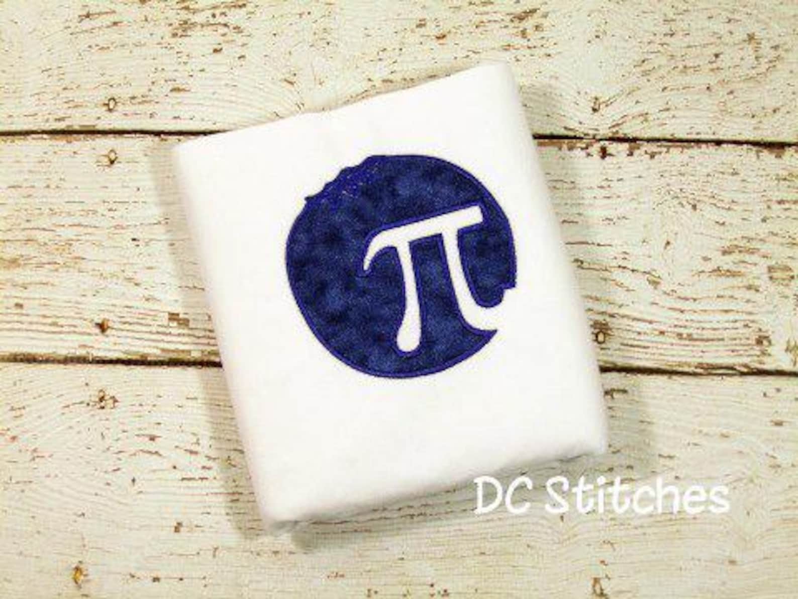 Blueberry Pi Applique Machine Embroidery Design, Pi Applique Design, Pi ...