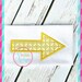 Arrow Applique Digital Machine Embroidery Applique Design 11 Sizes ...