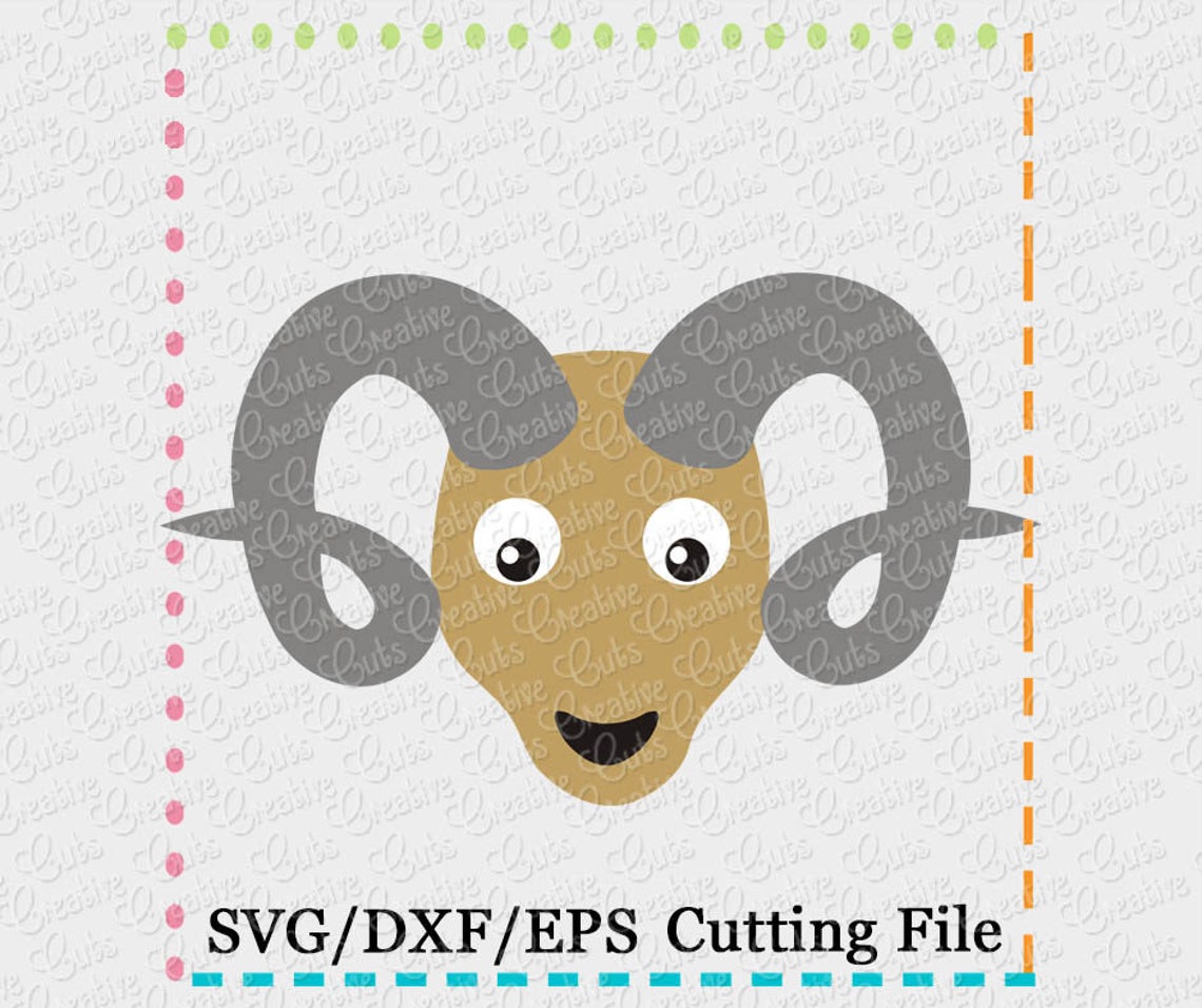 Ram Svg Mascot Svg Ram Cut File Ram Cutting File Limited - Etsy