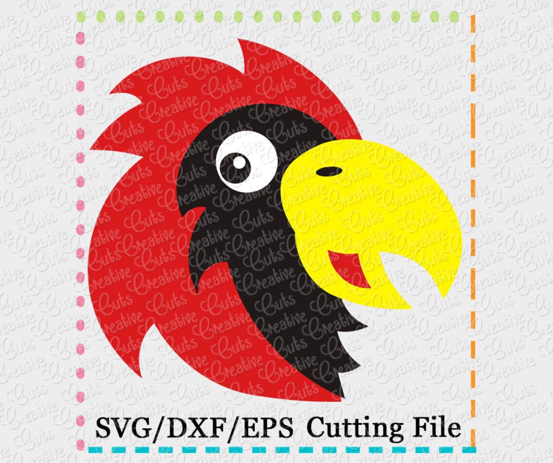 EXCLUSIVE SVG Eps DXF Cutting File Cardinal Svg, Mascot Svg, Falcon Svg ...