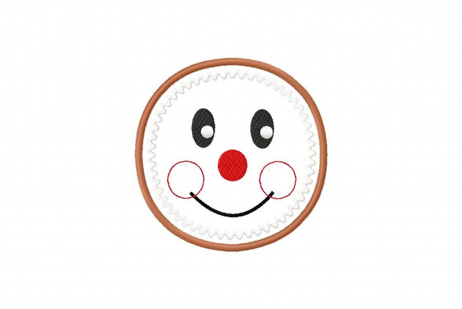 Ginger Yoyo Applique Machine Embroidery Design, Machine Applique ...