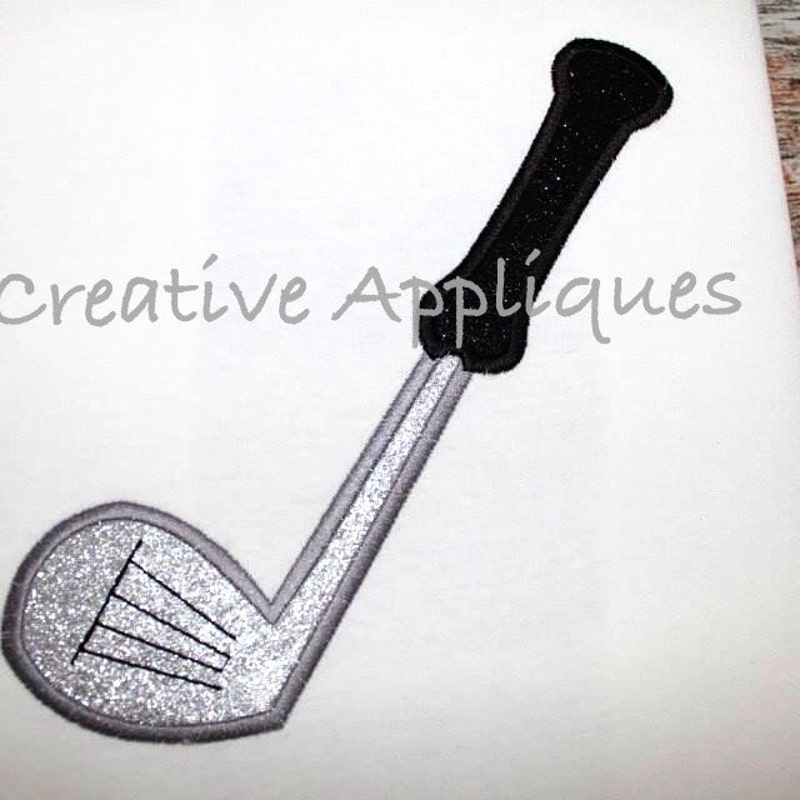 Golf Applique - Etsy
