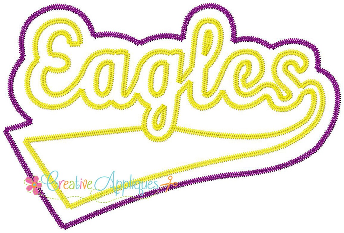 Eagles Digital Machine Embroidery Applique Design 6 Sizes, Eagles ...