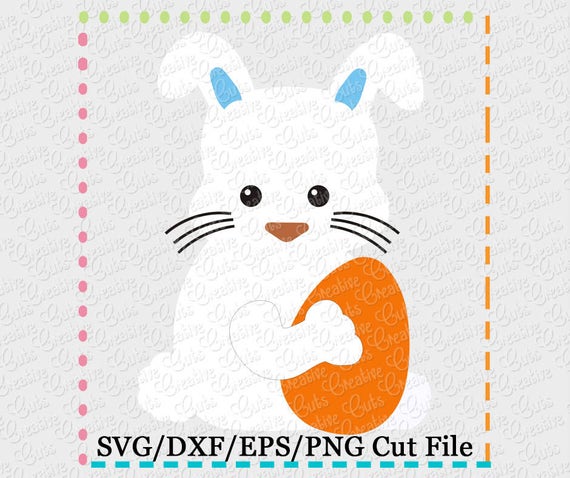 Easter Bunny Rabbit Egg SVG Cutting File Easter Bunny Svg | Etsy