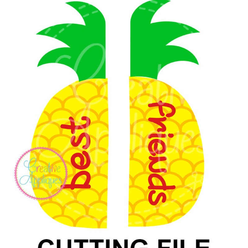 Pineapple Decal File - Etsy