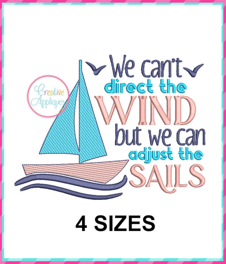 Ocean Digital Machine Embroidery Design 4 Sizes, Ocean Embroidery, Sea ...