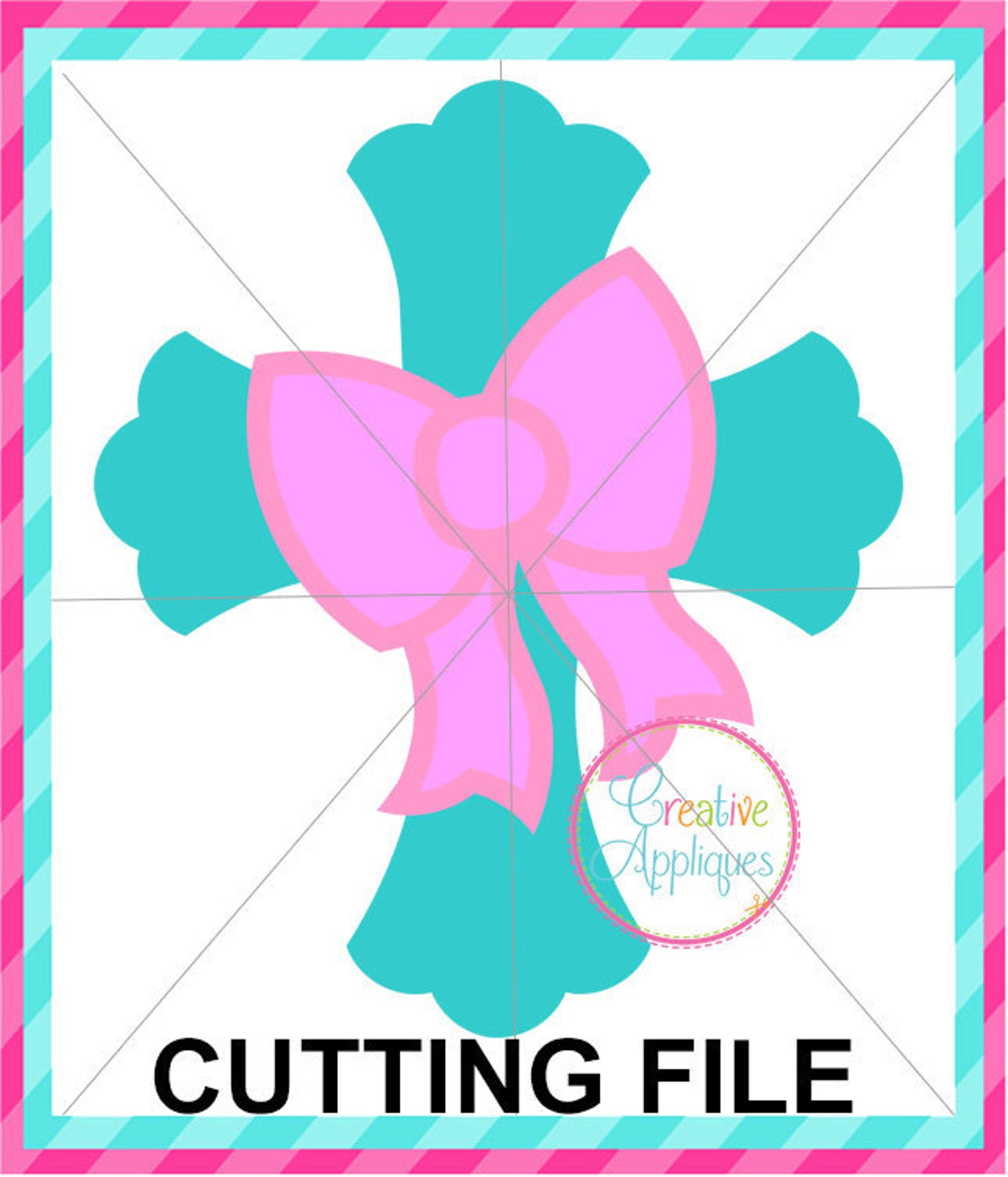 Cross Bow SVG Cutting File Easter Svg Easter Cut File Cross - Etsy