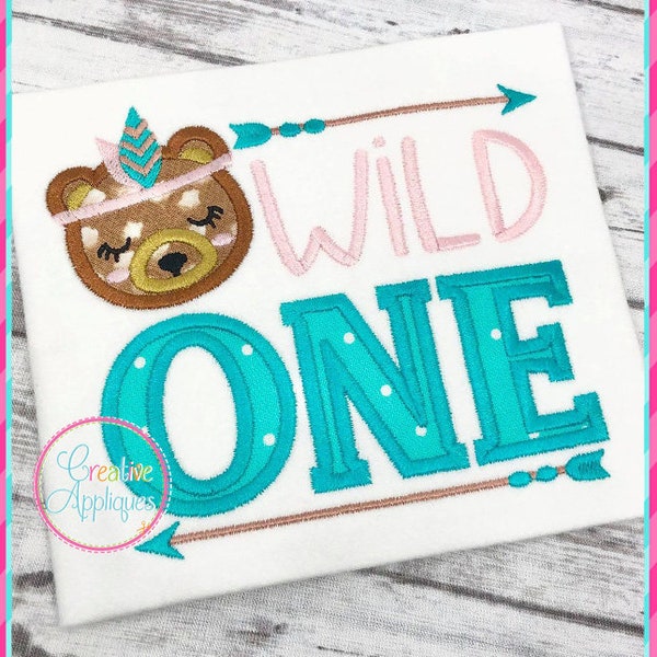 Wild One Embroidery - Etsy