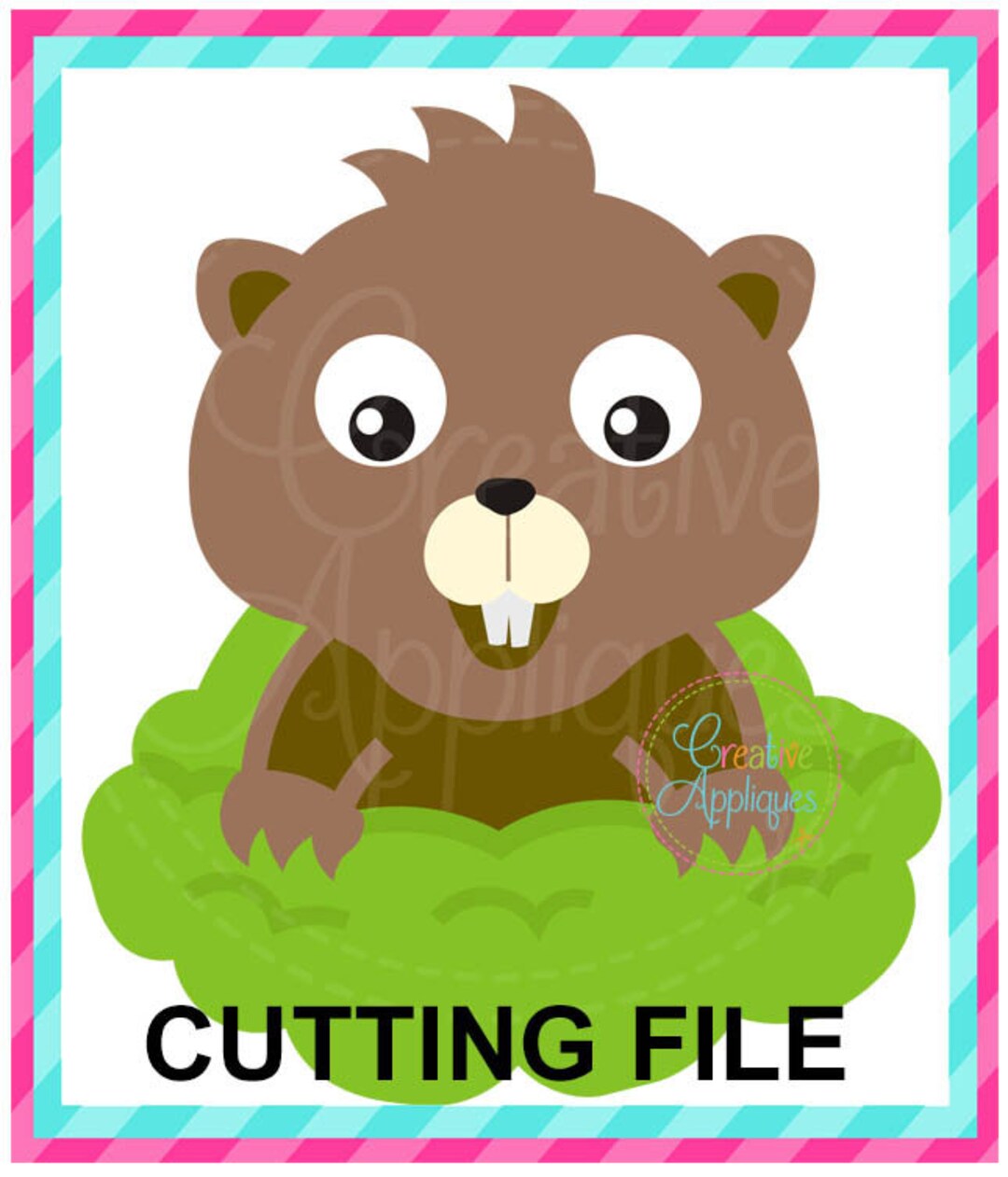 Groundhog Svg Cutting File, Groundhog Day Svg, Groundhog Cut File ...