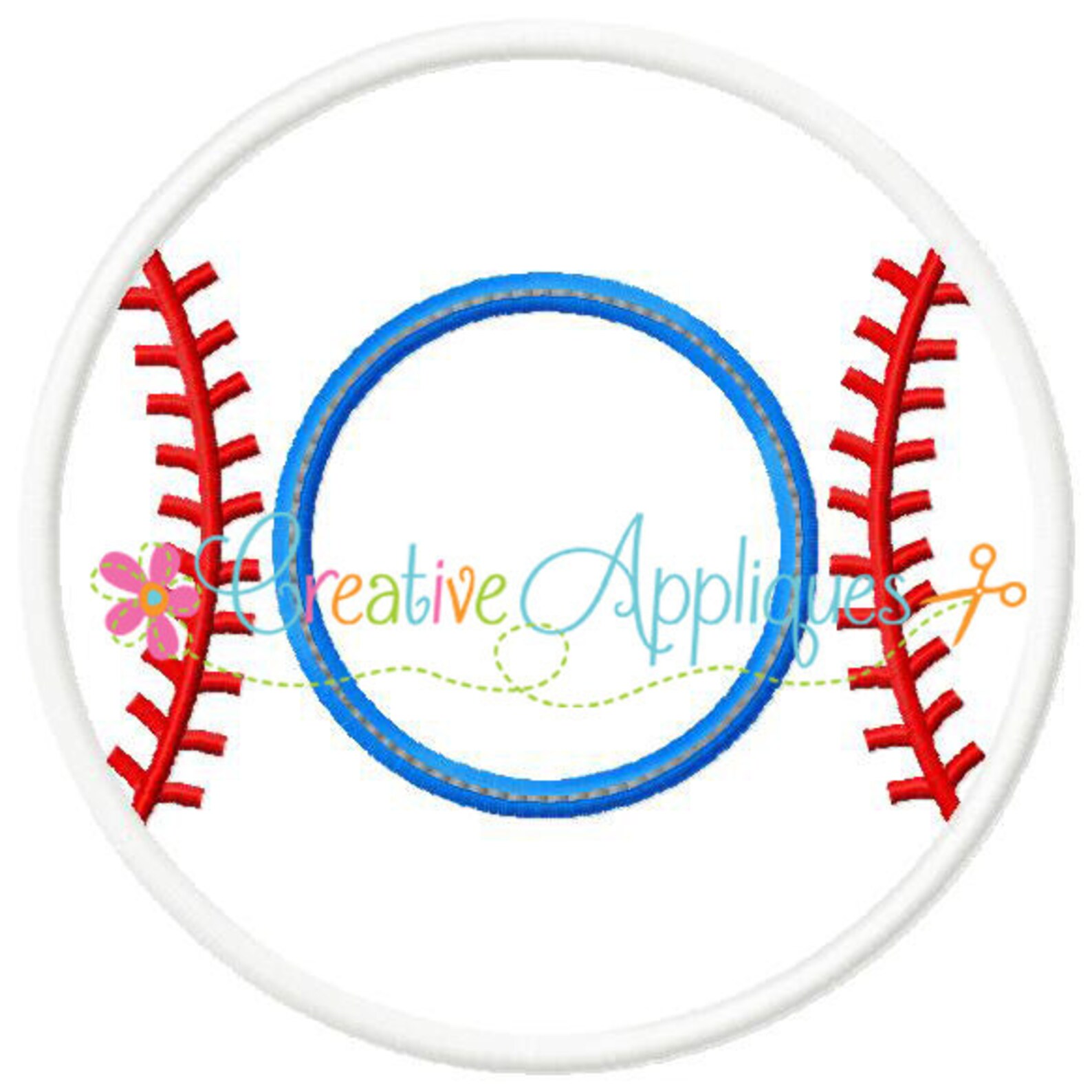 Baseball Monogram Applique Digital Machine Embroidery Design 4 - Etsy