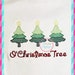 Sketch Stitch Christmas Tree Trio Digital Machine Embroidery Design 5 ...