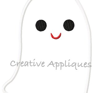 Halloween Simlpe Ghost Digital Machine Embroidery Applique Design 4 ...