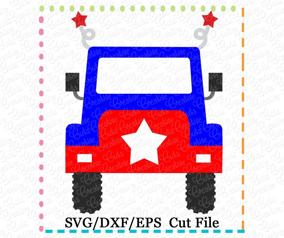 EXCLUSIVE Patriotic Truck SVG Cutting File Truck cut file | Etsy