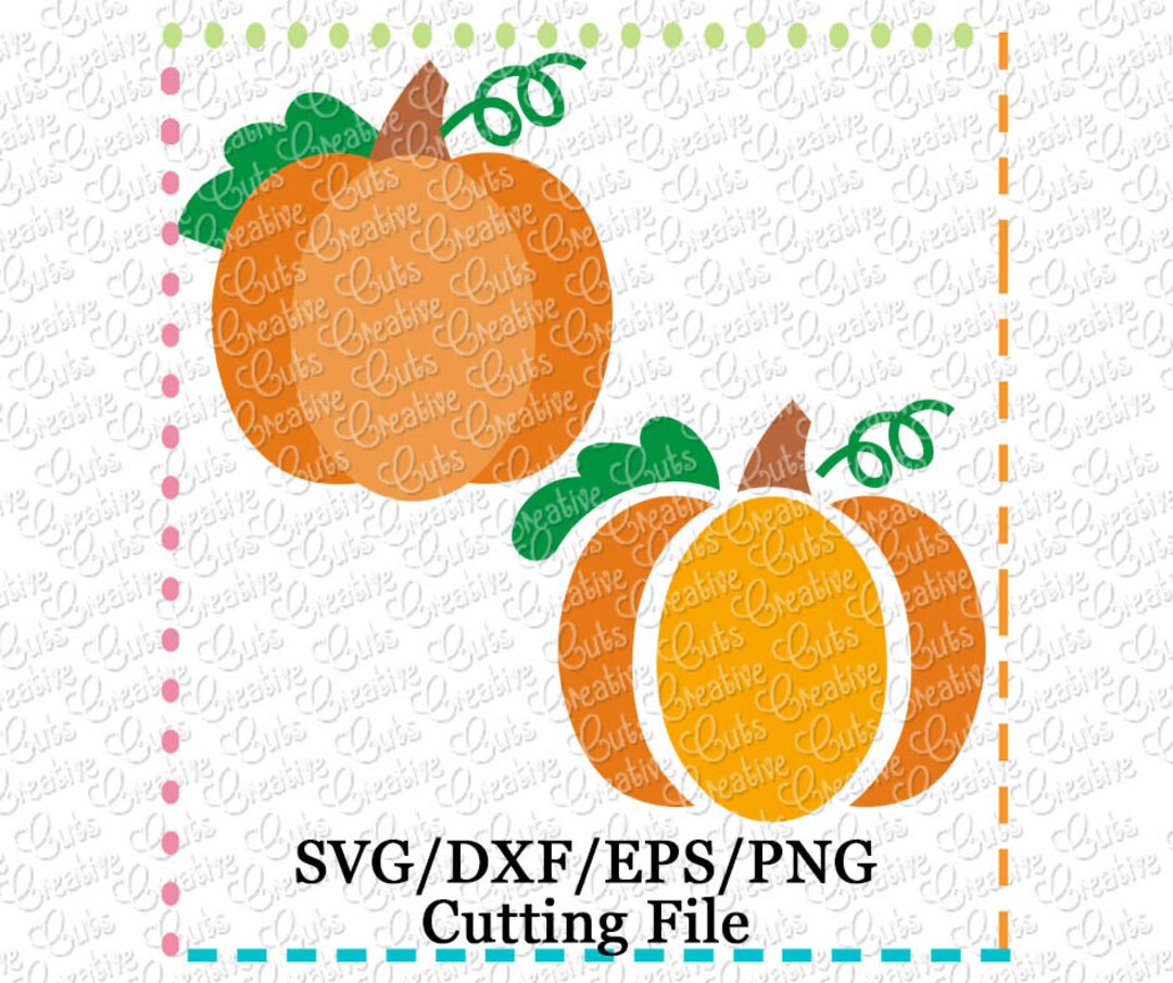 EXCLUSIVE SVG EPS Dxf Pumpkin Cutting File, Pumpkin Cut File ...