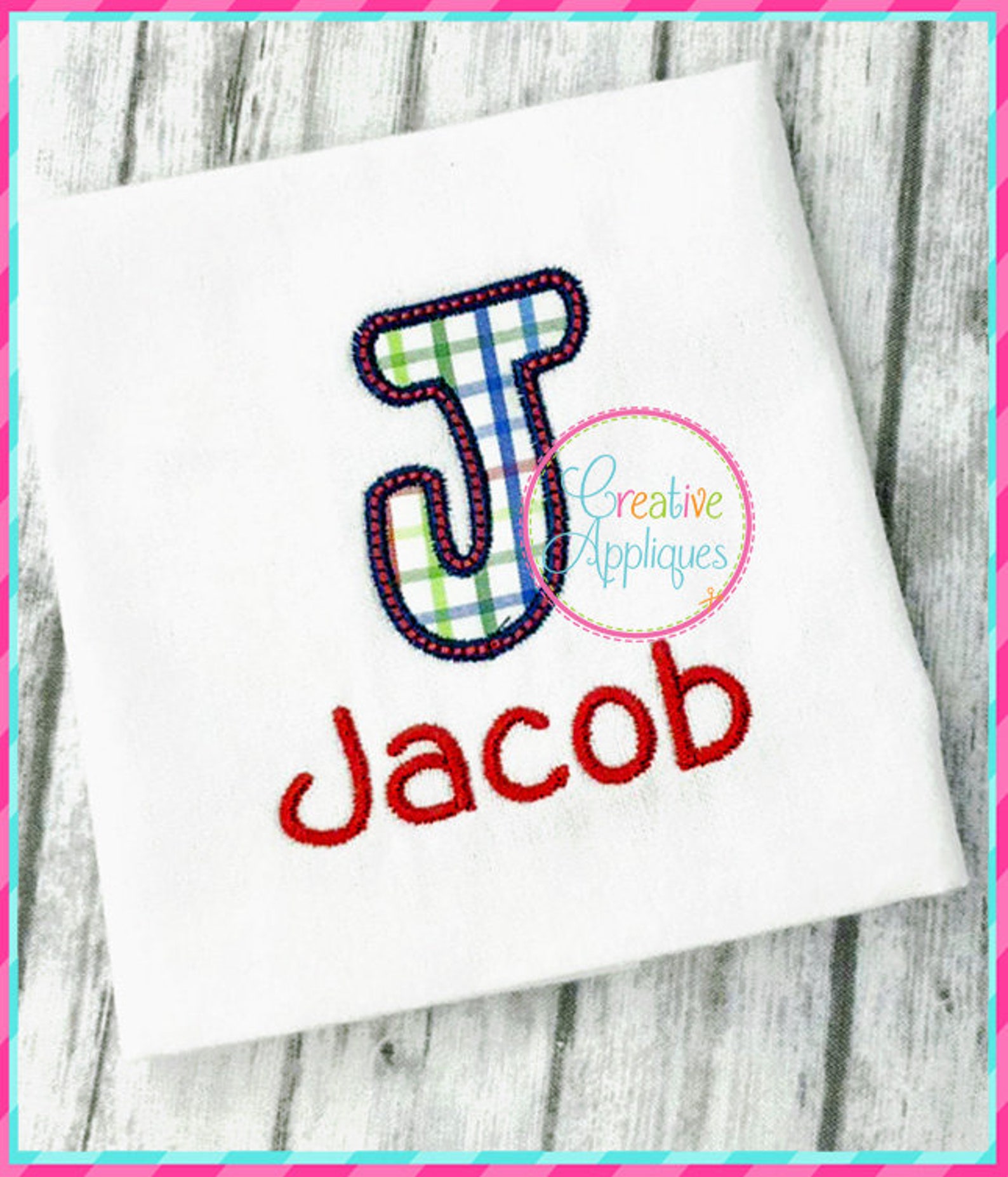 Manatee Applique Alphabet Letter Set A-Z Applique Machine Embroidery ...