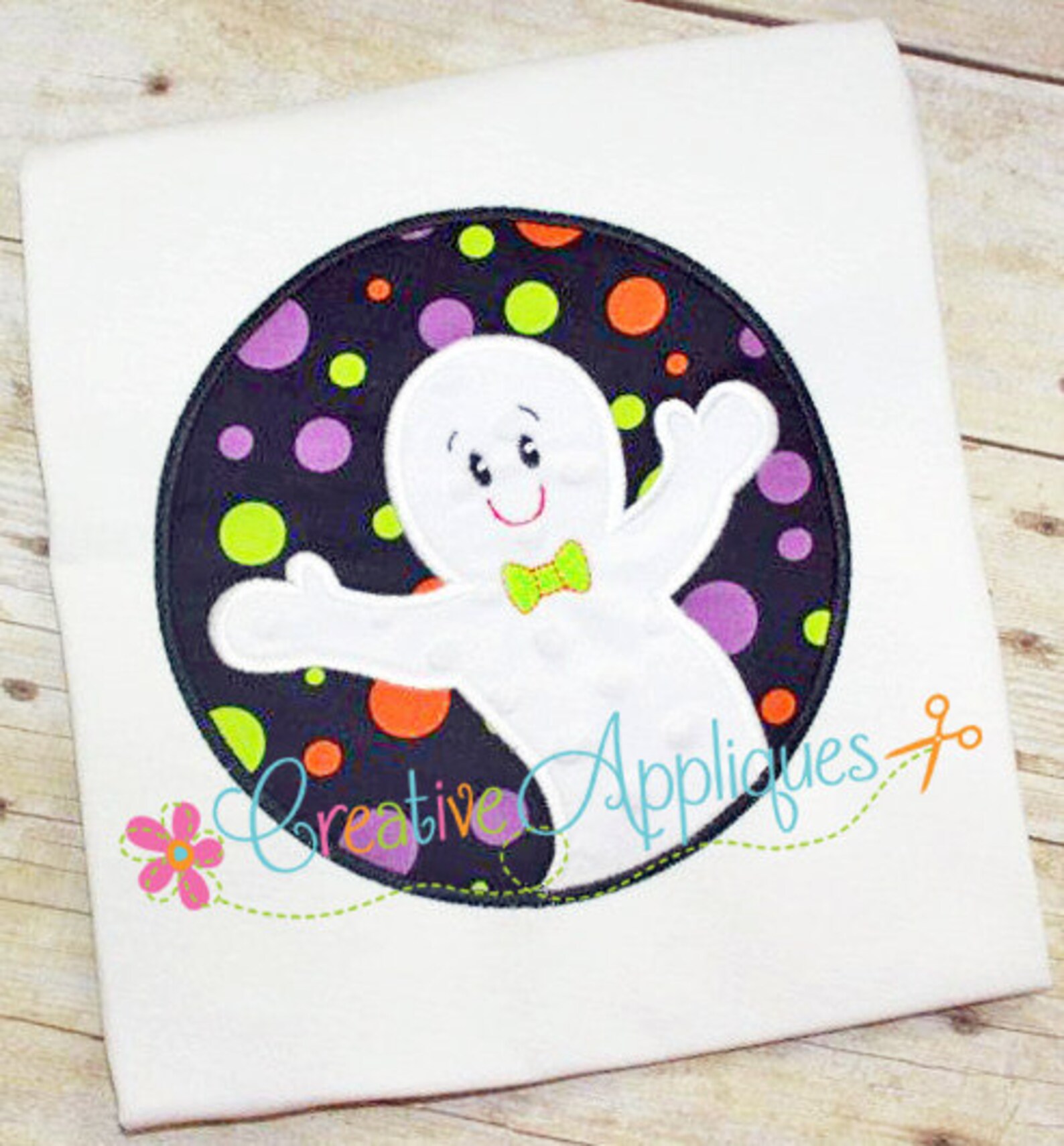 Ghost Halloween Digital Machine Embroidery Applique Design 4 - Etsy