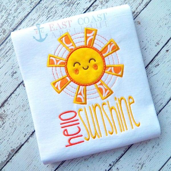 Sunshine Applique - Etsy