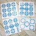 5 Sizes Natural Circle Embroidery Monogram Alphabet Font + 6 Frames ...