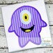 Monster Smiling One Eyed Digital Machine Embroidery Applique Design 4 ...
