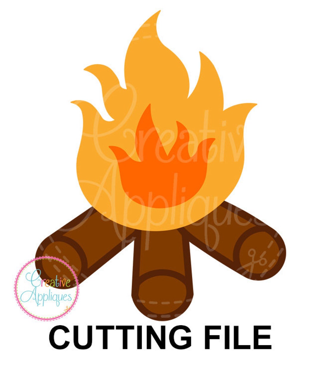 Campfire SVG Cutting File, Campfire Cut File, Campfire Svg Cut File ...