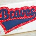 Braves Digital Machine Embroidery Applique Design 6 Sizes, Braves ...