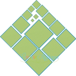 Embossed Monogram Frame Set Digital Machine Embroidery Design 7 Shapes ...