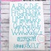 10 SIZES Carried Away Embroidery Font Alphabet Digital - Etsy