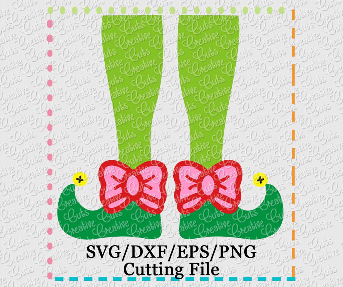 EXCLUSIVE Elf Legs SVG Cutting File Elf Legs Cut File Elf - Etsy