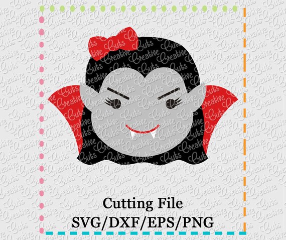 EXCLUSIVE SVG Eps DXF Cutting File Girl Dracula Vampire Svg - Etsy