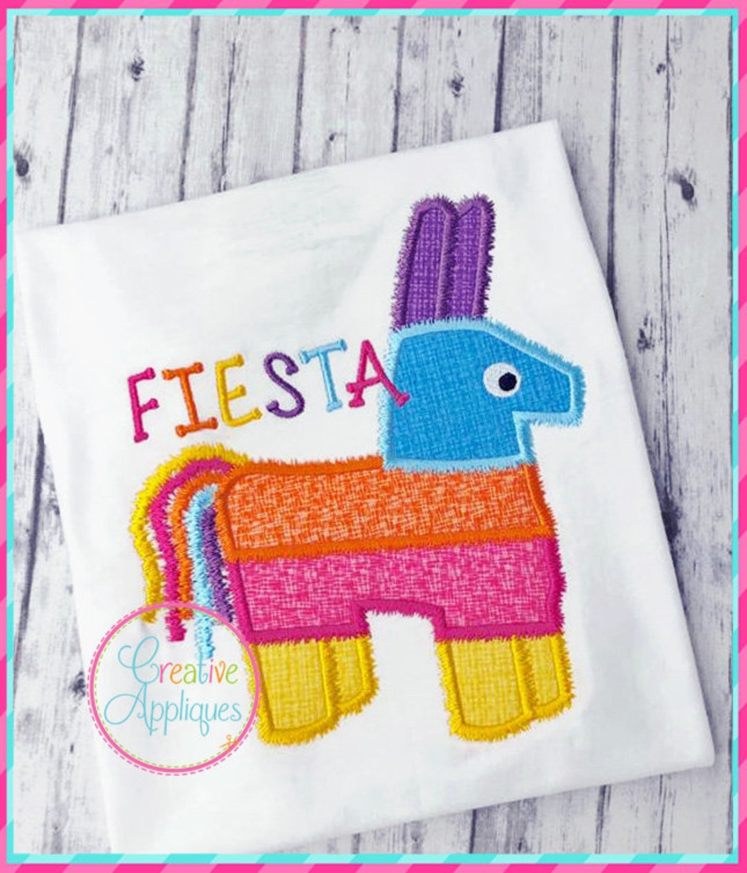Piñata Digital Machine Embroidery Applique Design 4 SIZES, Piñata ...