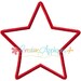 Star Monogram Digital Machine Embroidery Applique Design 6 Sizes - Etsy