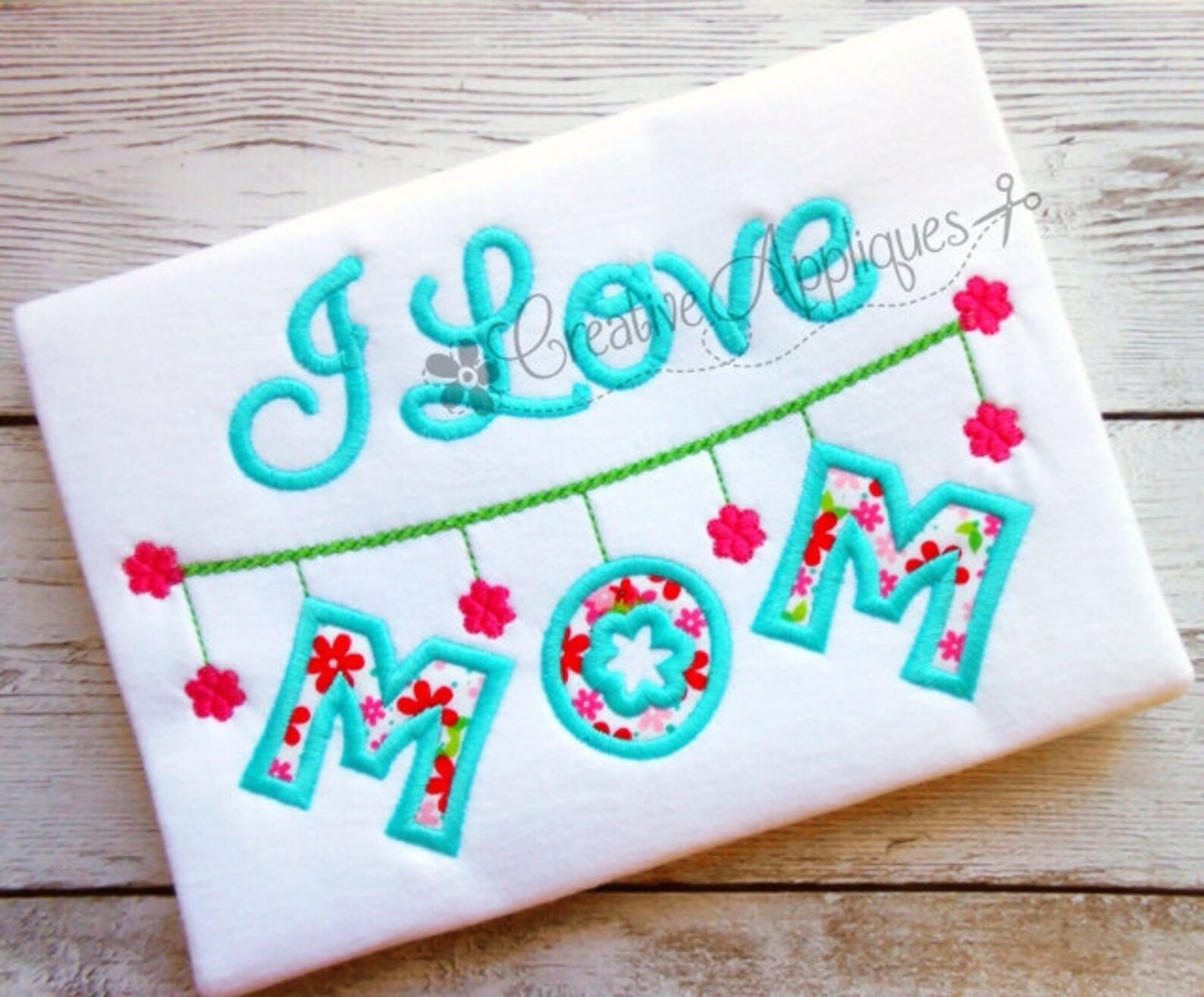 Mom Mother's Day Digital Machine Embroidery Applique - Etsy
