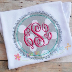 Lace Decortive Stitch Patch Frame Machine Embroidery Applique Design 5 ...